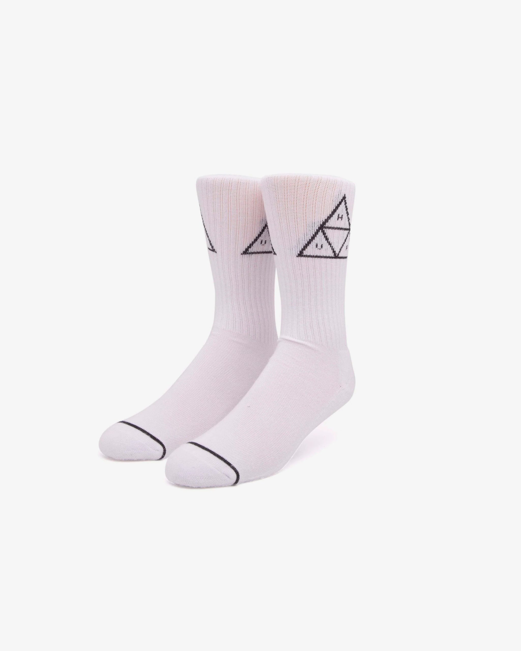 Huf Triple Triangle Crew Sock SK00576 White | www.wearestrap.com ...