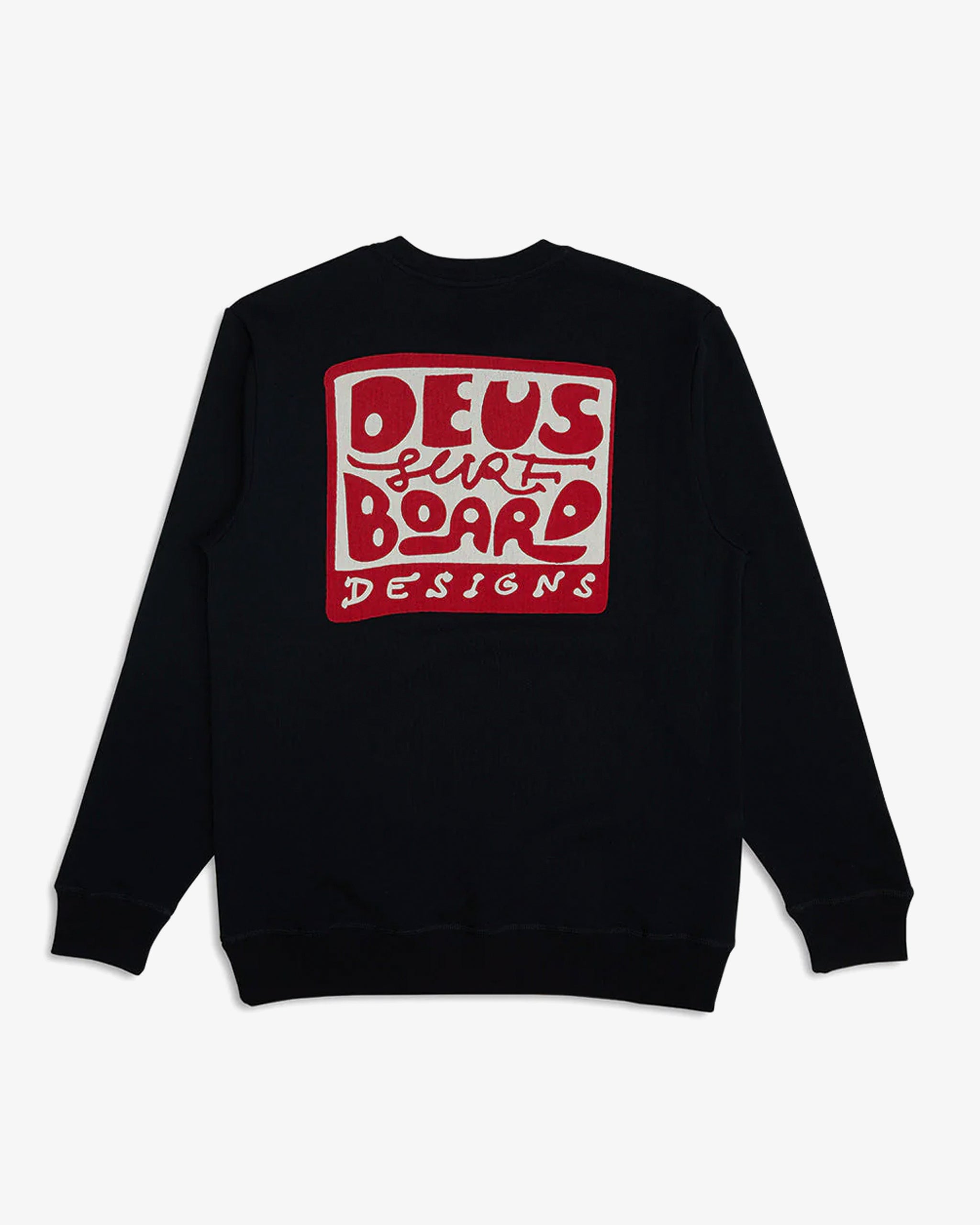 Deus Ex Machina Nice To See You Crew DMF248620 Black | Comprar Online ...